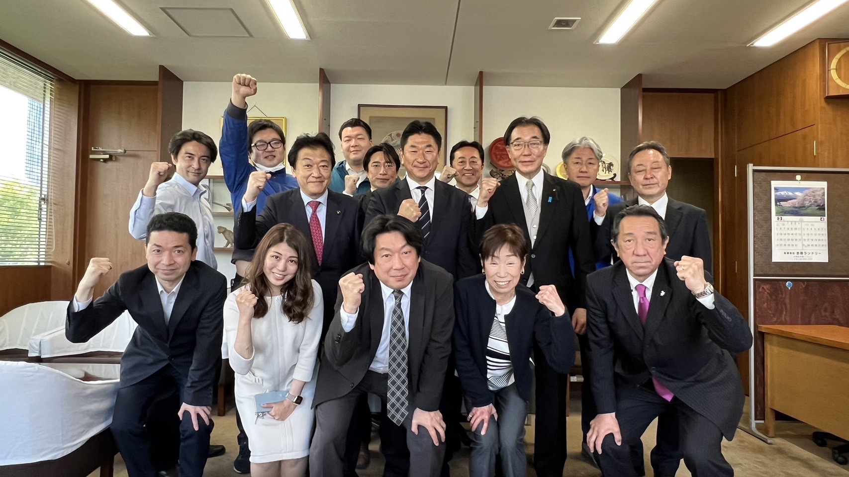 都連公募選考で決定した衆議院東京都第27選挙区支部長 の 黒﨑祐一 さんと面談 中野区議会議員 高橋かずちか